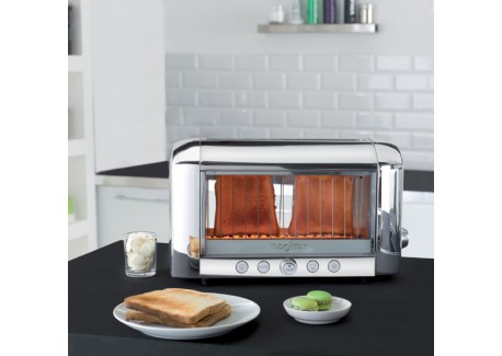 Magimix - Broodrooster Le Toaster Vision Mat Chroom - Les Secrets du Chef