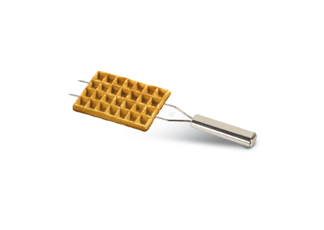 Patisse - Wafelvork RVS 28 cm - Les Secrets du Chef