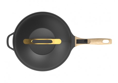 Cookut - Fabuleuse Poêle Anti-Adhésive 8 en1 28 cm Noir Météore 4,5L ...