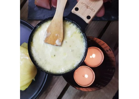 Cookut - Lumi Raclette à la Bougie Duo Coffret Flame - Les Secrets du Chef