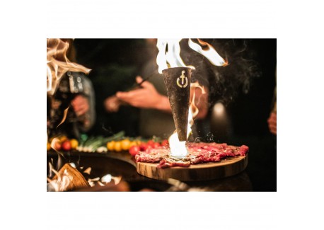 Forged - Olive Churrasco Flambadou Flamboir à Lard 100 cm - Les Secrets ...