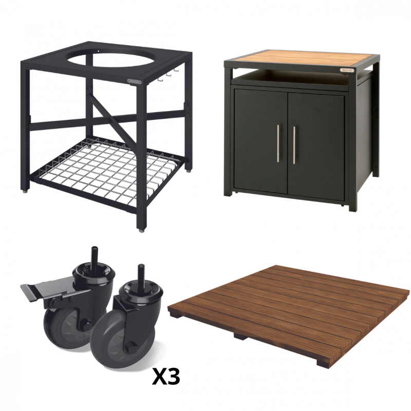 Big Green Egg - Celebrating 50 Years Pack Kool Barbecue Large +Modulair ...