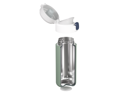 MonBento - Pop Gourde Isotherme Vert Natural Inox 360 ml - Les Secrets ...