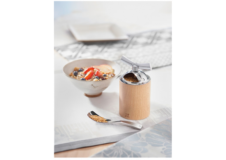 Peugeot - Isen Moulin à Graines de Lin Manuel Bois Naturel et Inox 13 ...